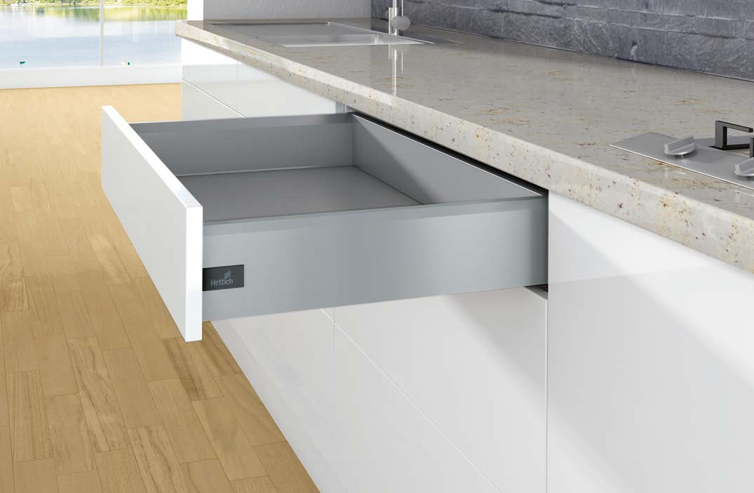 ARCITECH INTERNAL DRAWER HEIGHT 126MM SILVER - estiatrade.gr