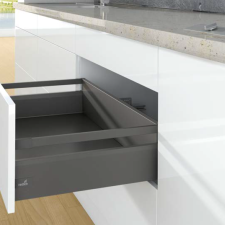 ARCITECH INTERNAL POT AND PAN DRAWER HEIGHT 186MM DRAWER SIDE PROFILE ...