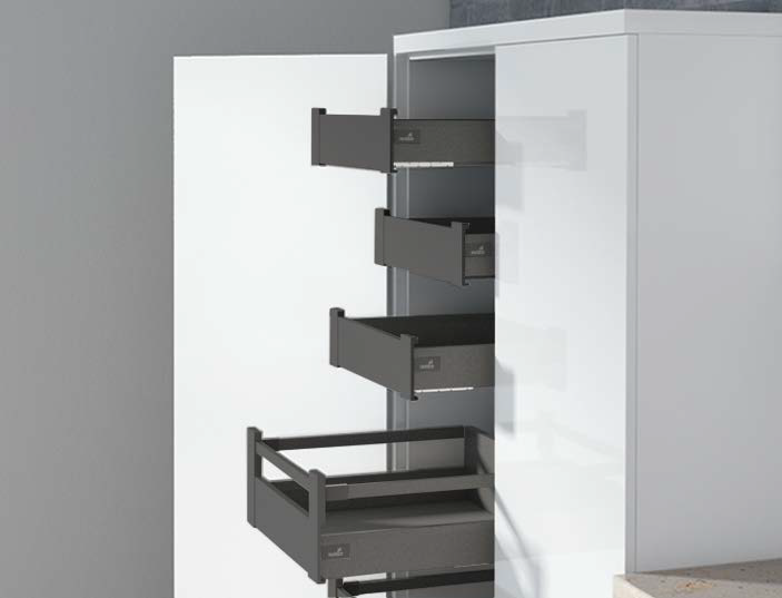 ARCITECH TALL UNIT PANTRY ANTHRACITE - estiatrade.gr
