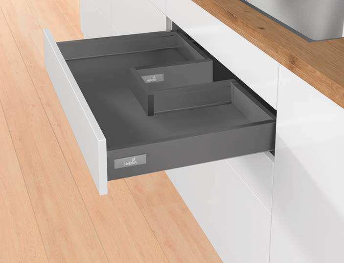 INNOTECH ATIRA DRAWER WITH BOTTOM CUTOUT HEIGHT 70 MM ANTHRACITE ...