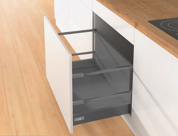 INNOTECH ATIRA POT AND PAN DRAWER WITH RAILING CUSTOMISED REAR PANEL ...